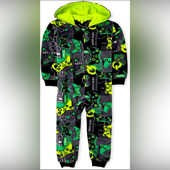 The Children's Place | Pajamas | The Childrens Place Game Over Hooded ...